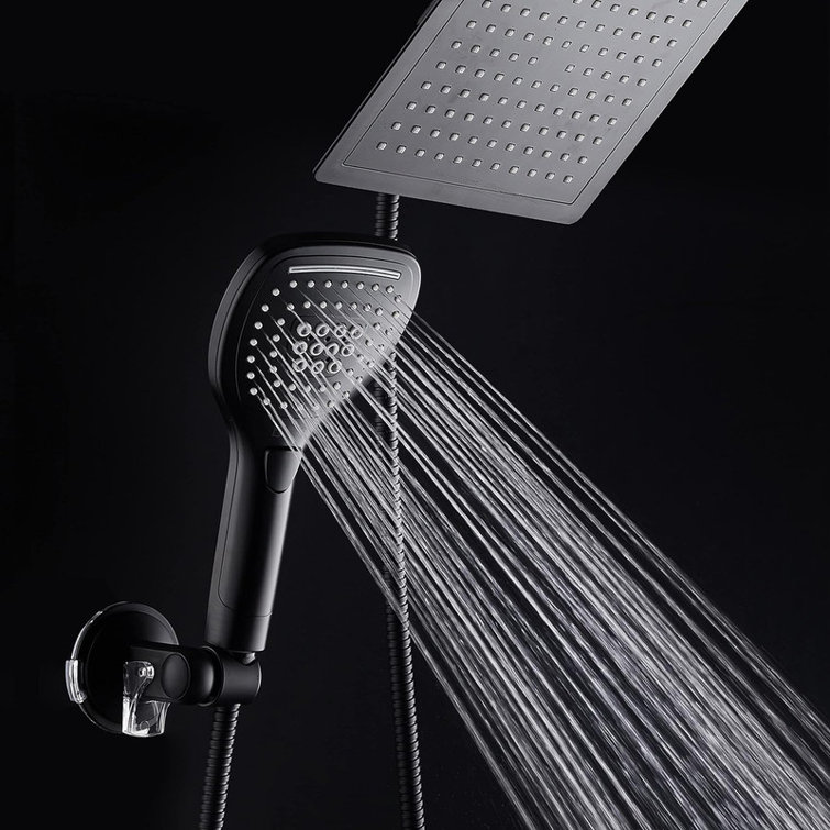 Aster Form Corp Rain Dual Shower Head 2 5 Gpm Gpm Wayfair